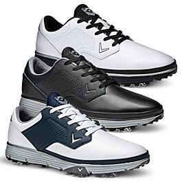 Callaway Golf Mens Mission Spiked Waterproof Leather Golf Shoes