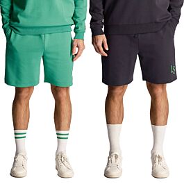Lyle & Scott Mens LS Logo Sweat Golf Slim Fit Cotton Blend Shorts