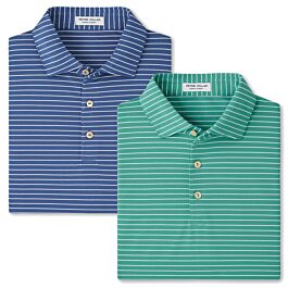 Peter Millar Mens Winston Performance Mesh 4 Way Stretch Golf Polo Shirt