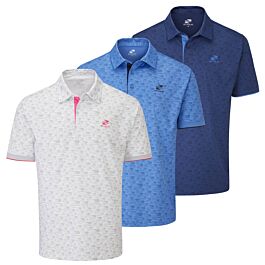 Stuburt Golf Mens Goose Breathable Wicking Golf Polo Shirt