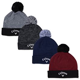 Callaway Golf Mens Tour Authentic Recycled Pom Beanie 23 Hat