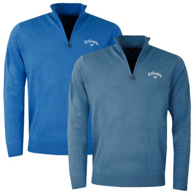 Callaway Golf Mens 1/4 Blended Merino Sweater