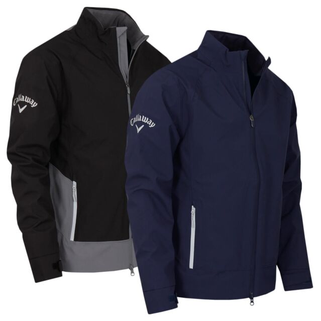 Callaway Golf Mens Stormguard III Full Zip Waterproof Wind Jacket