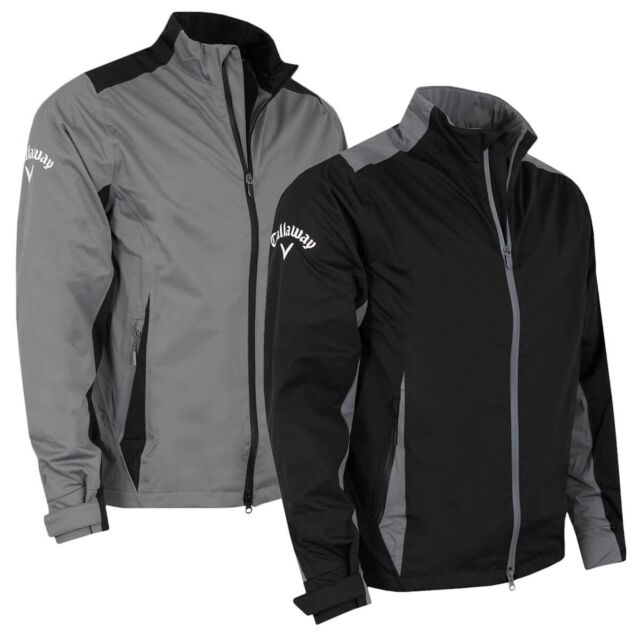 Callaway Golf Mens Stormlite II Waterproof Swing Tech Jacket